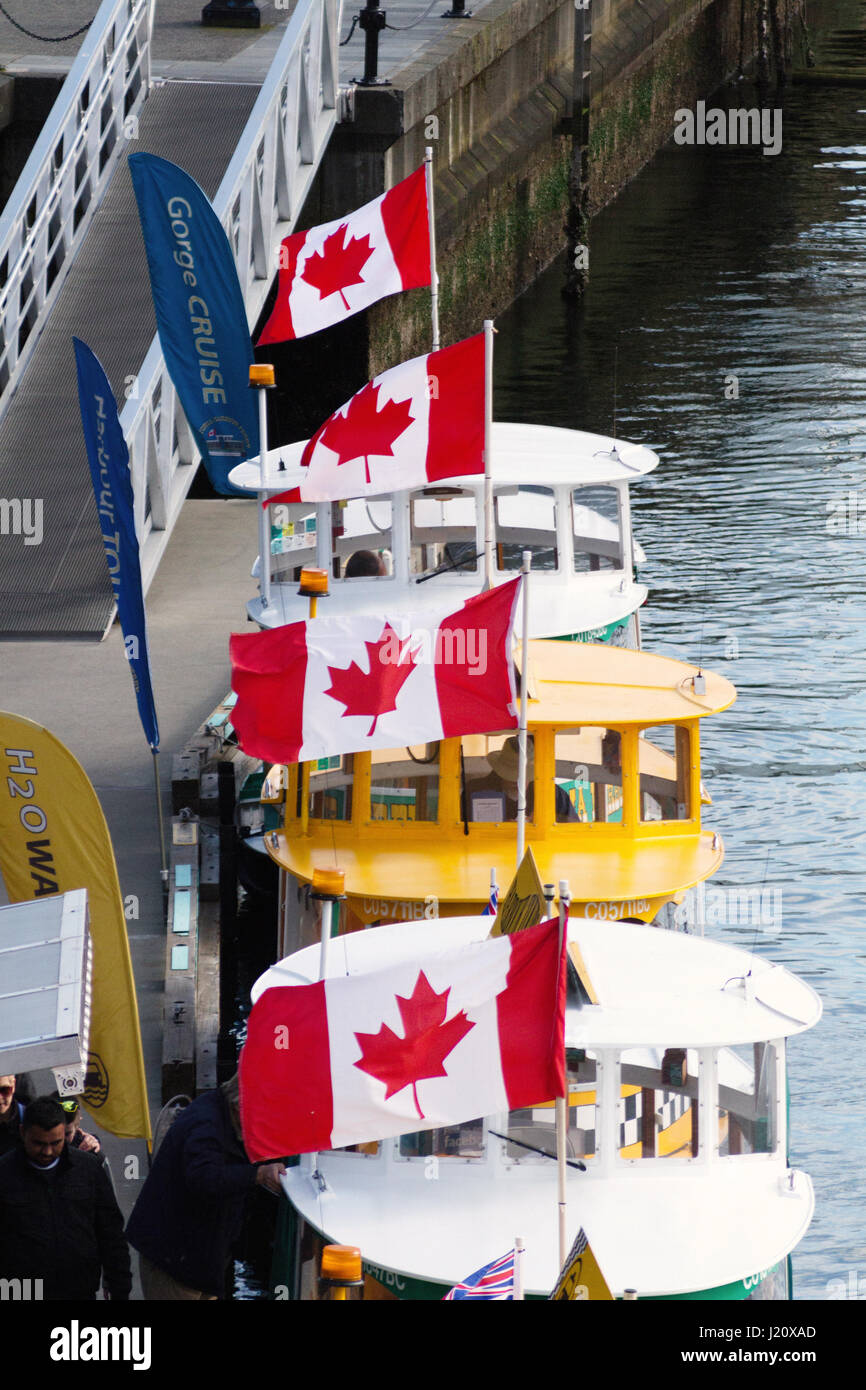 British columbia canada passenger ferry water taxi hi-res stock ...