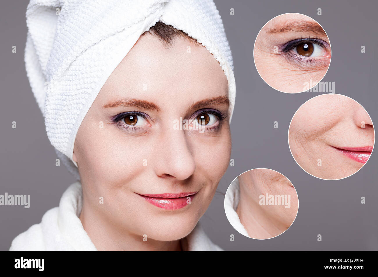 beauty concept - skin care, anti-aging procedures, rejuvenation ...