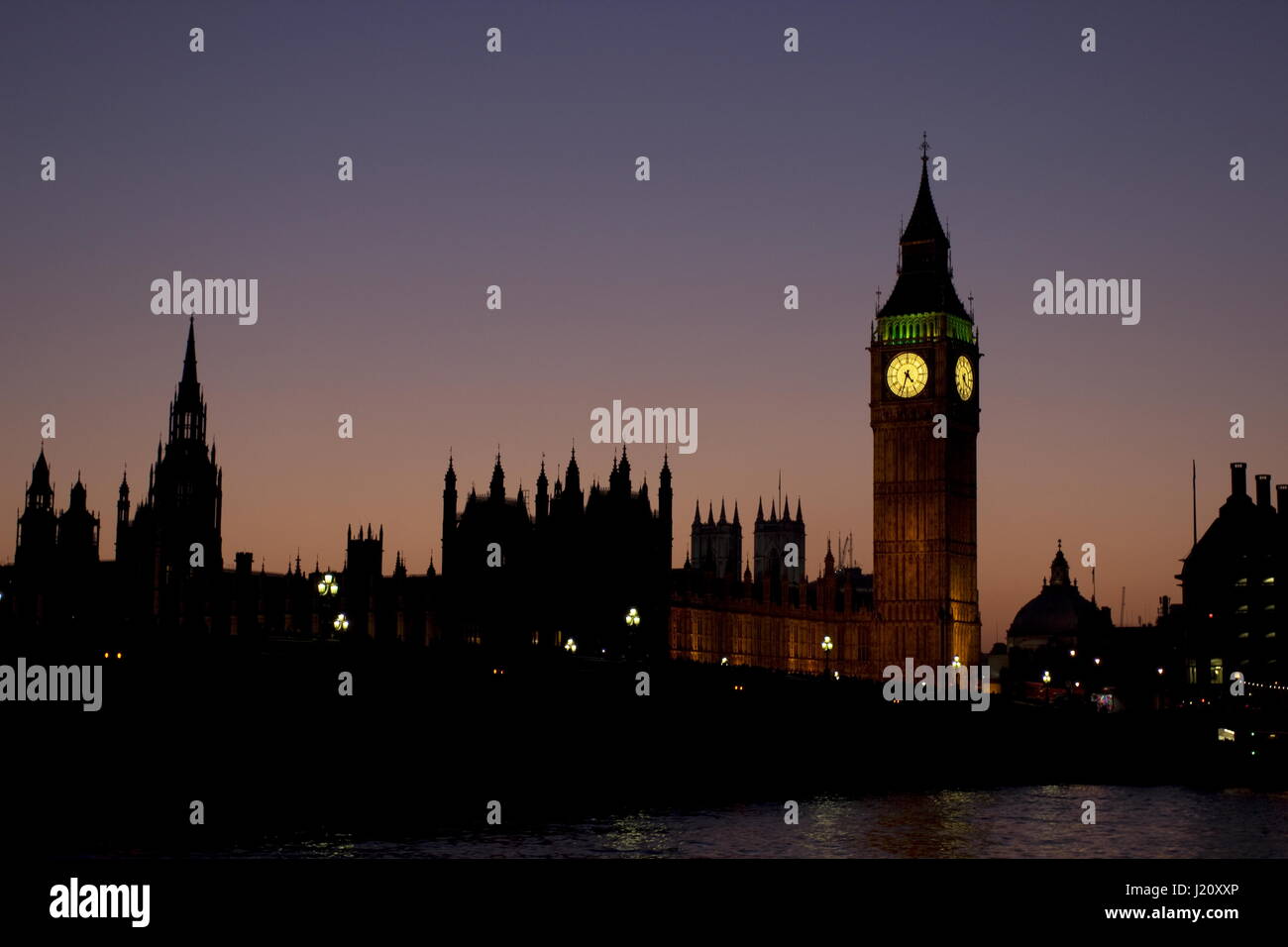 Sunset over Big Ben London Stock Photo - Alamy