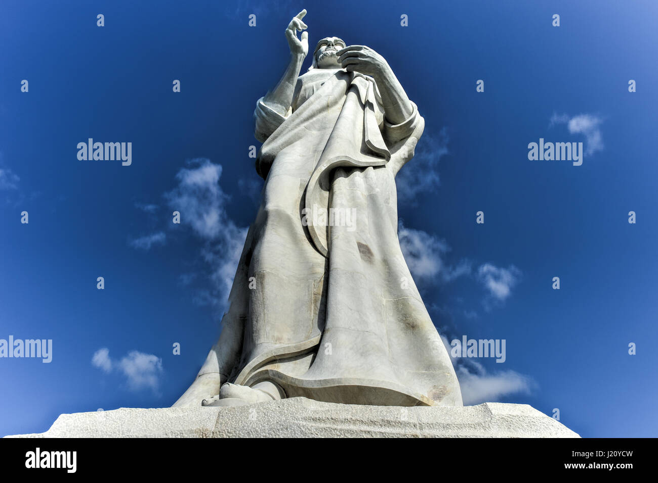 The Christ of Havana, a large sculpture representing Jesus of Nazareth ...