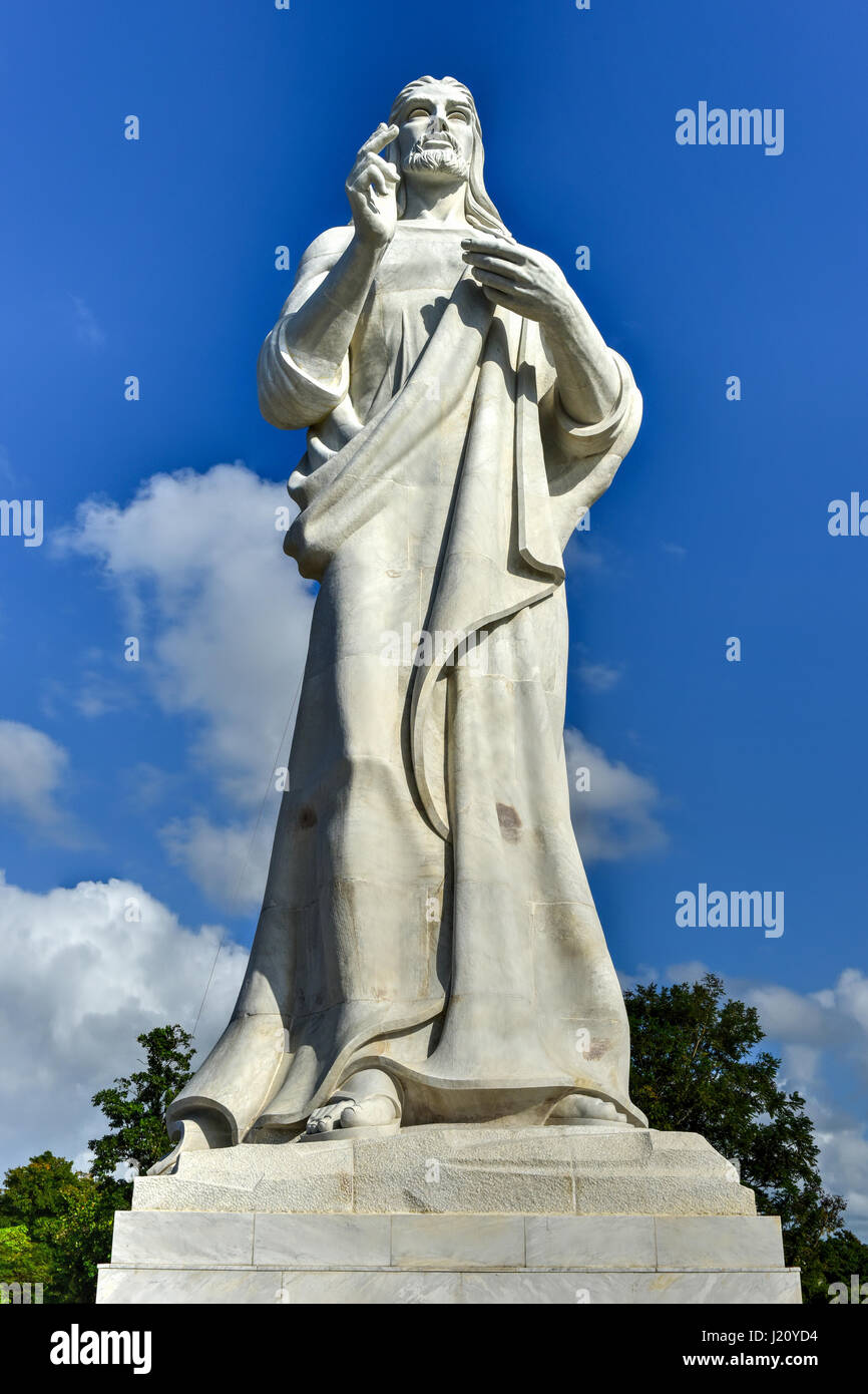Havana cuba christ statue on hi-res stock photography and images - Alamy