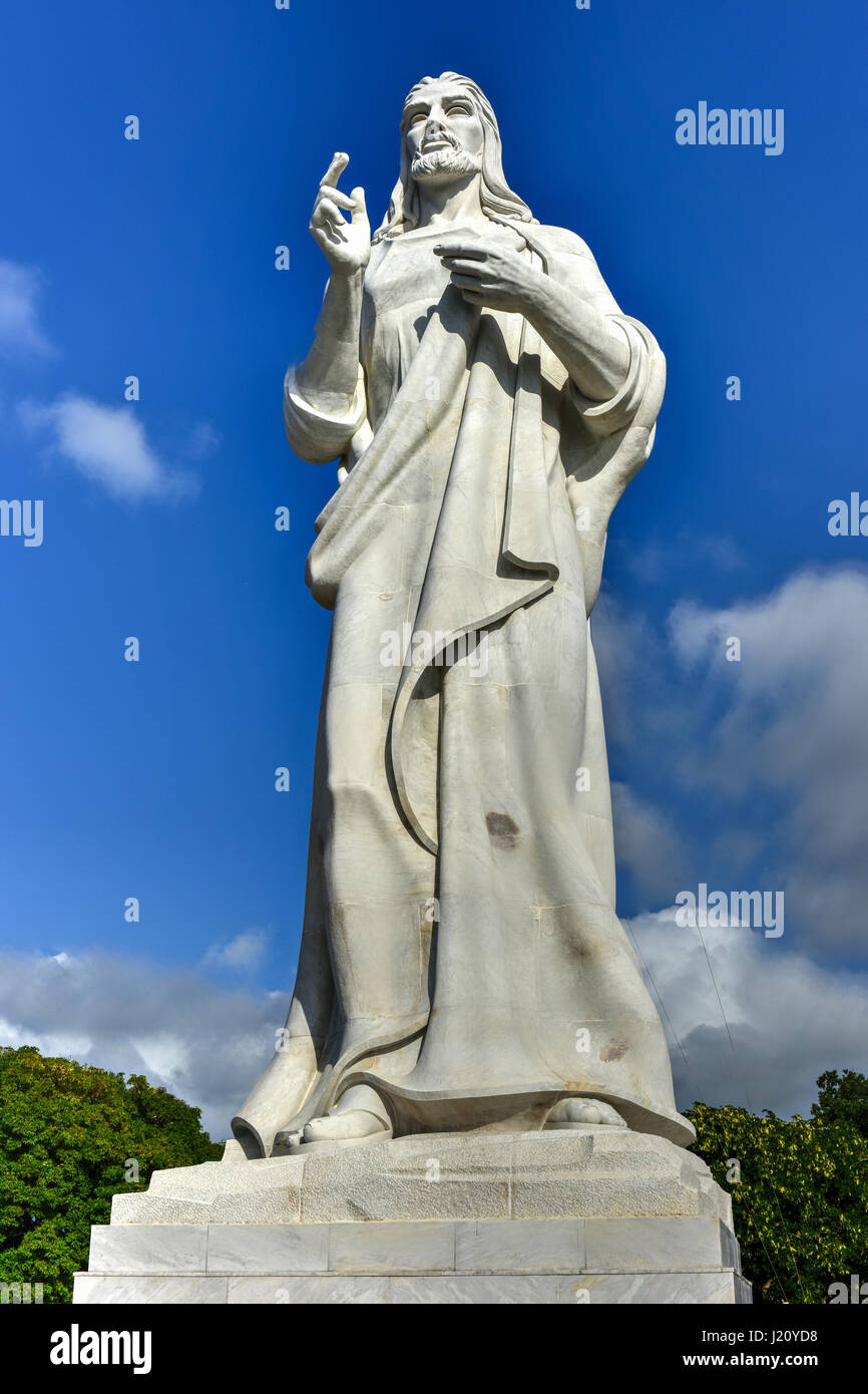 The Christ of Havana, a large sculpture representing Jesus of Nazareth ...