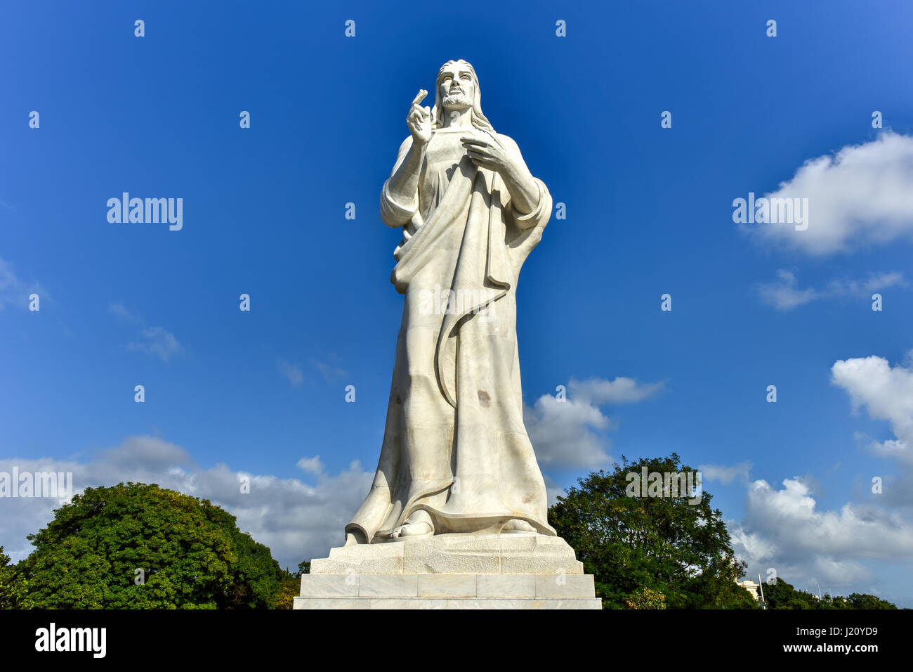The Christ of Havana, a large sculpture representing Jesus of Nazareth ...