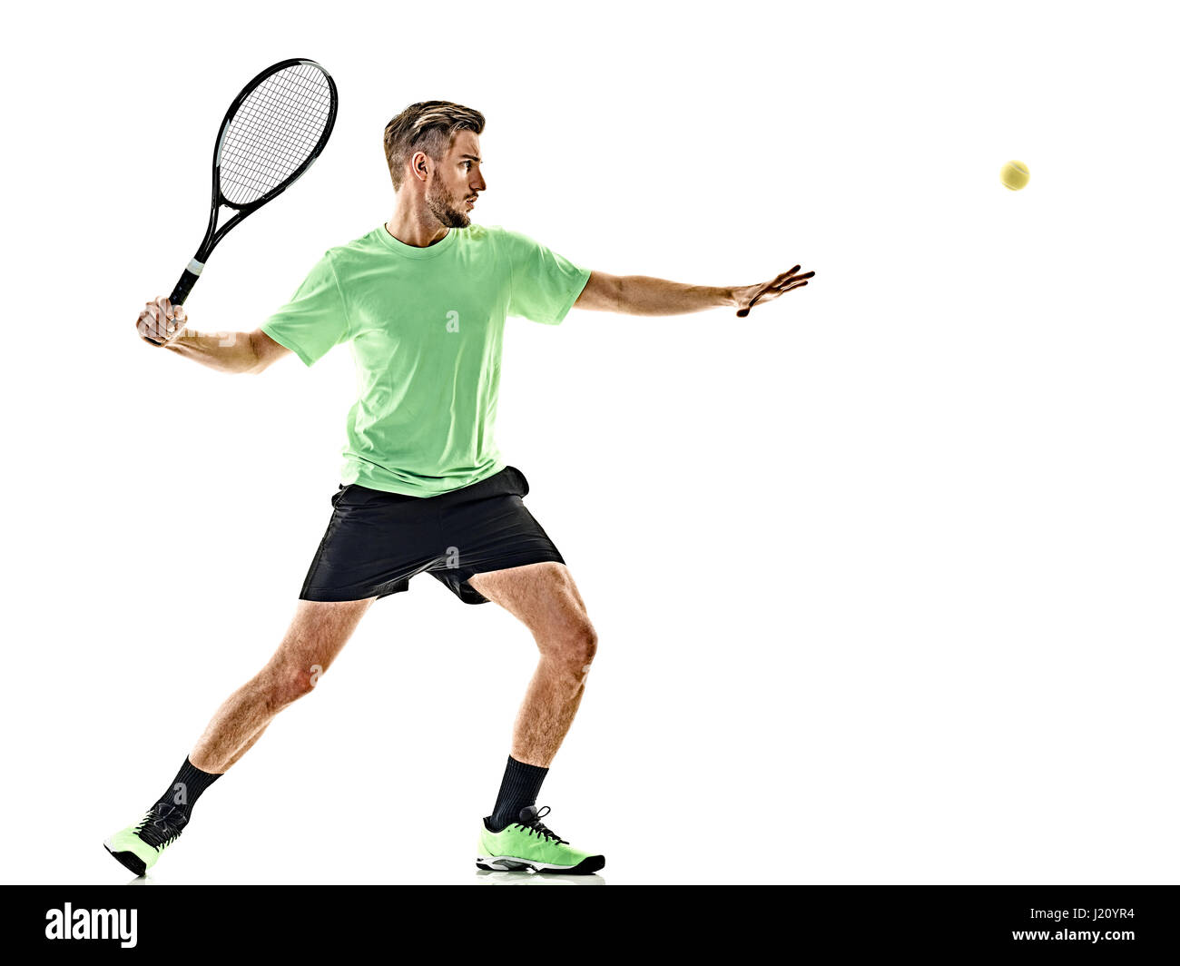 Tennis isolated player hi-res stock photography and images - Alamy