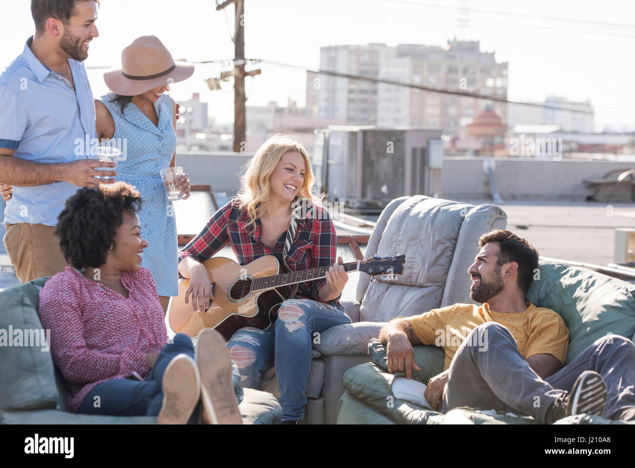Party guitar hi-res stock photography and images - Alamy