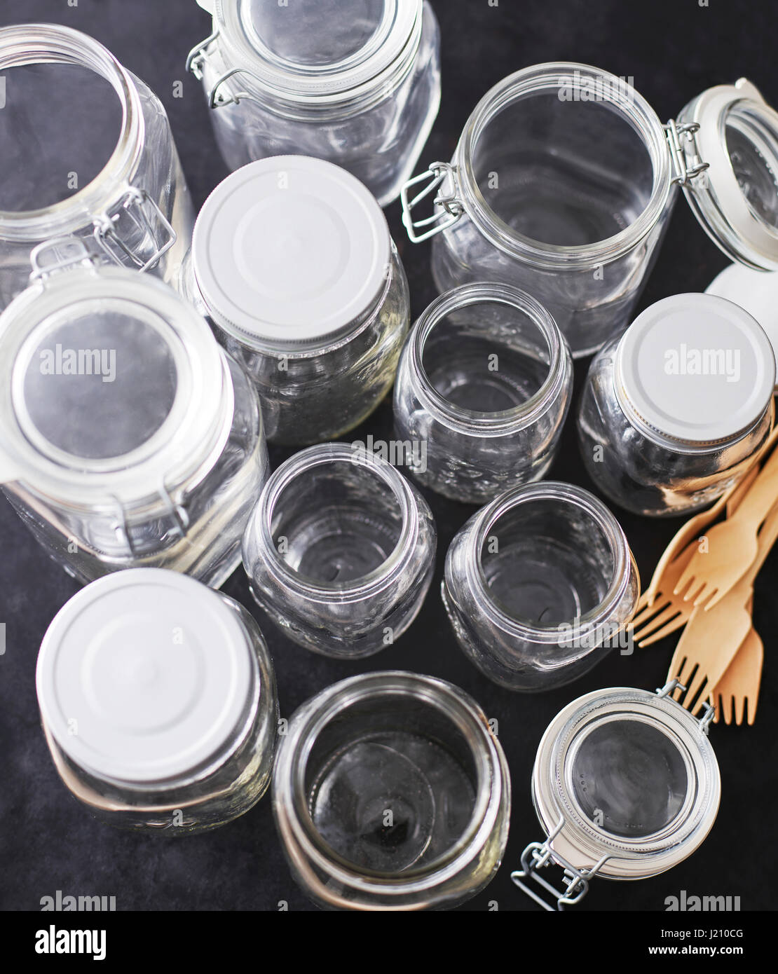 Various preserving jars Stock Photo - Alamy