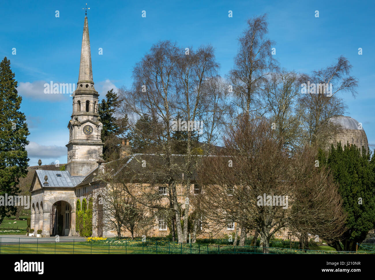 Converted stable block, Penicuik Estate, Midlothian, Scotland, UK, on ...