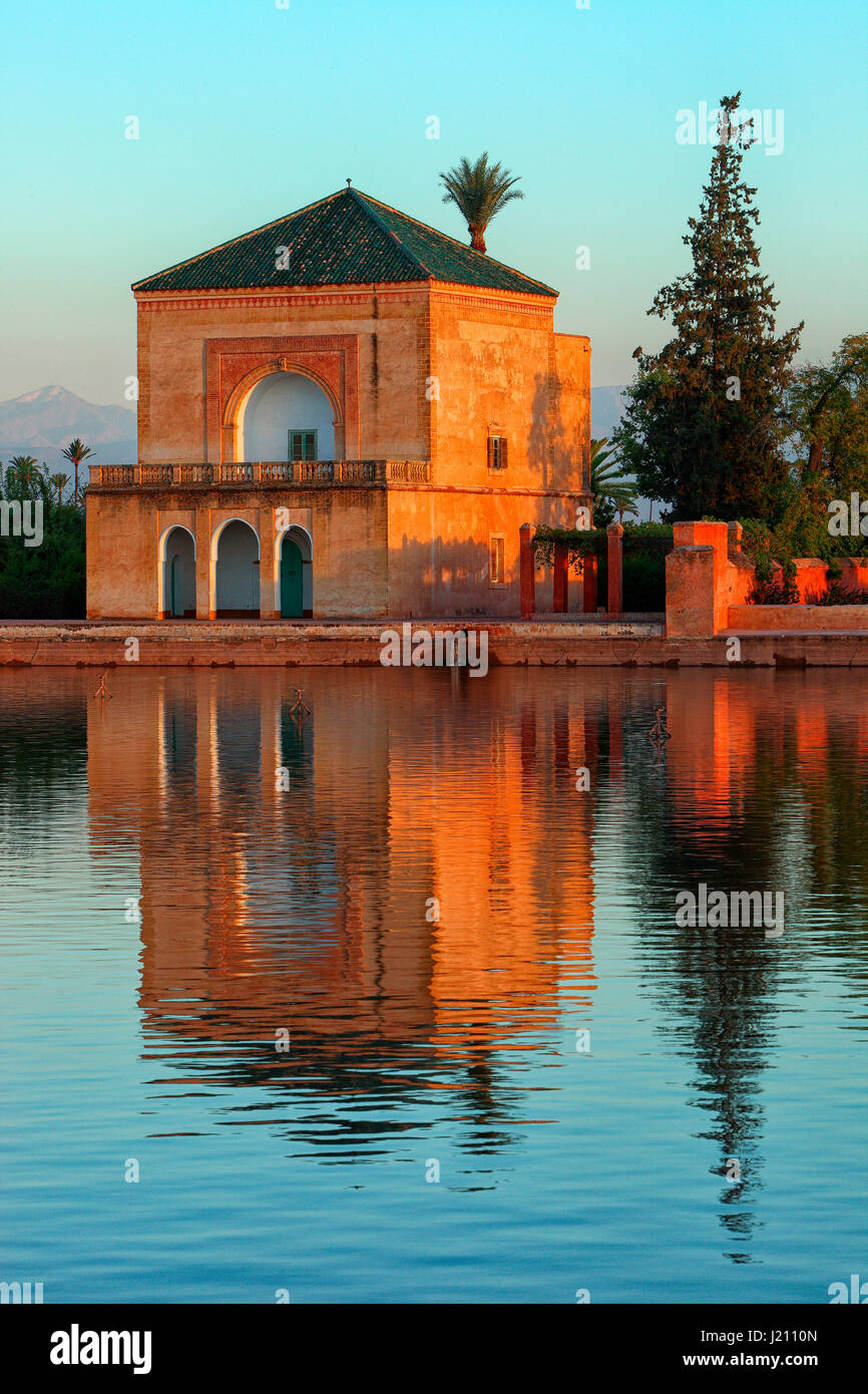 The Menara gardens are gardens located to the west of Marrakech ...