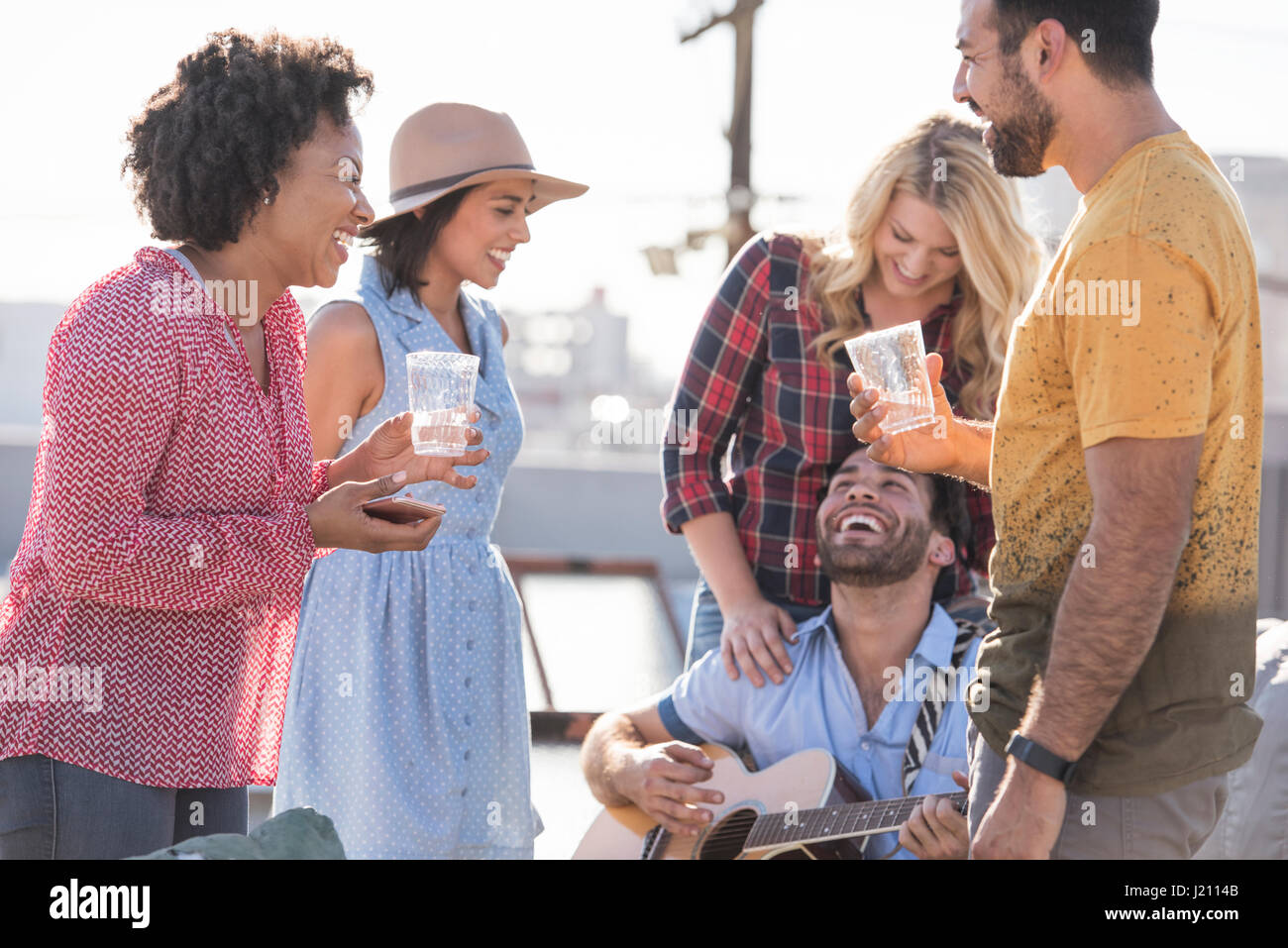 Party guitar hi-res stock photography and images - Alamy