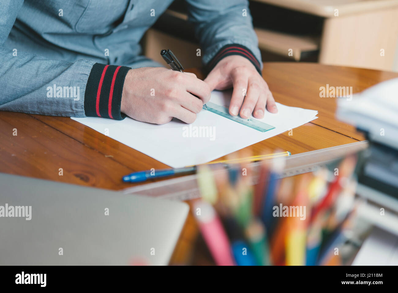 Color drafting hi-res stock photography and images - Alamy