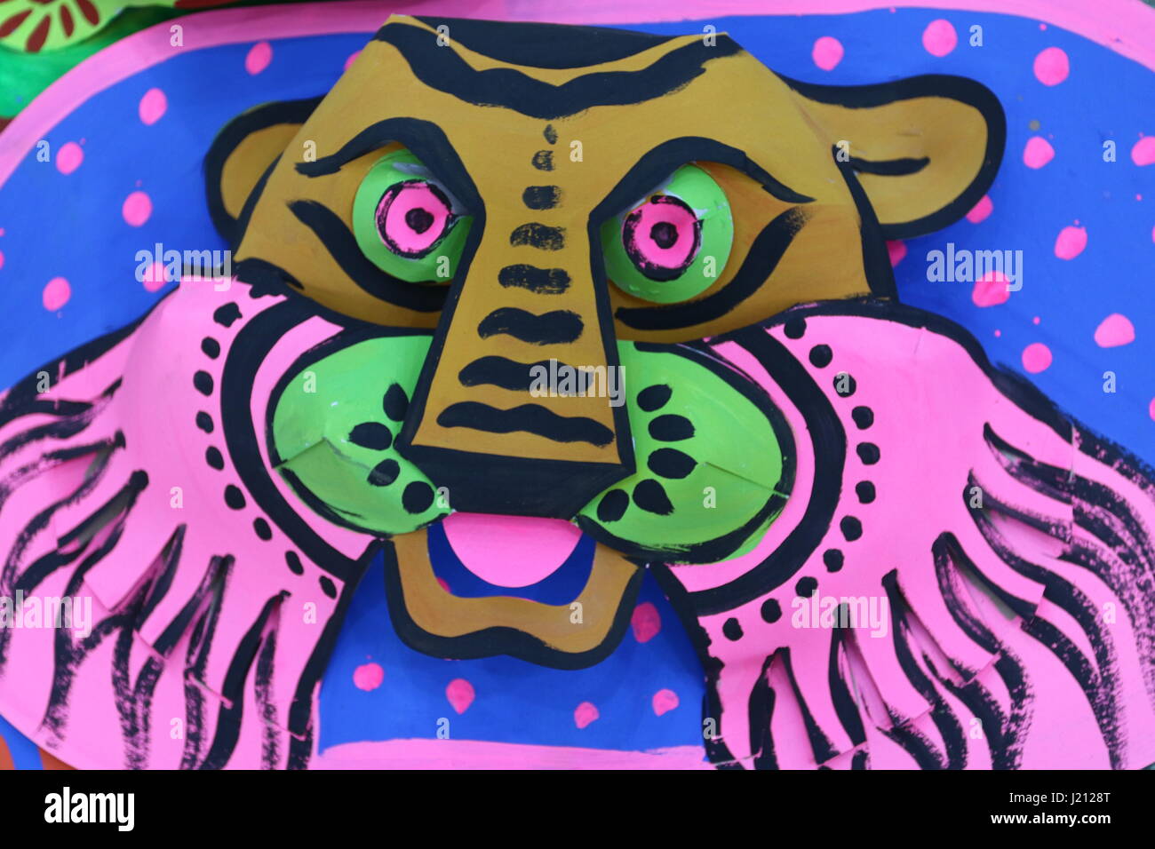 Bengali traditional Colorful masks Stock Photo - Alamy