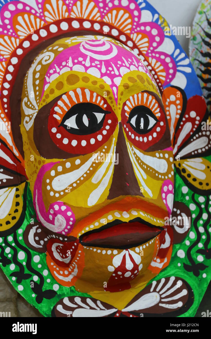 Bengali traditional Colorful masks Stock Photo - Alamy