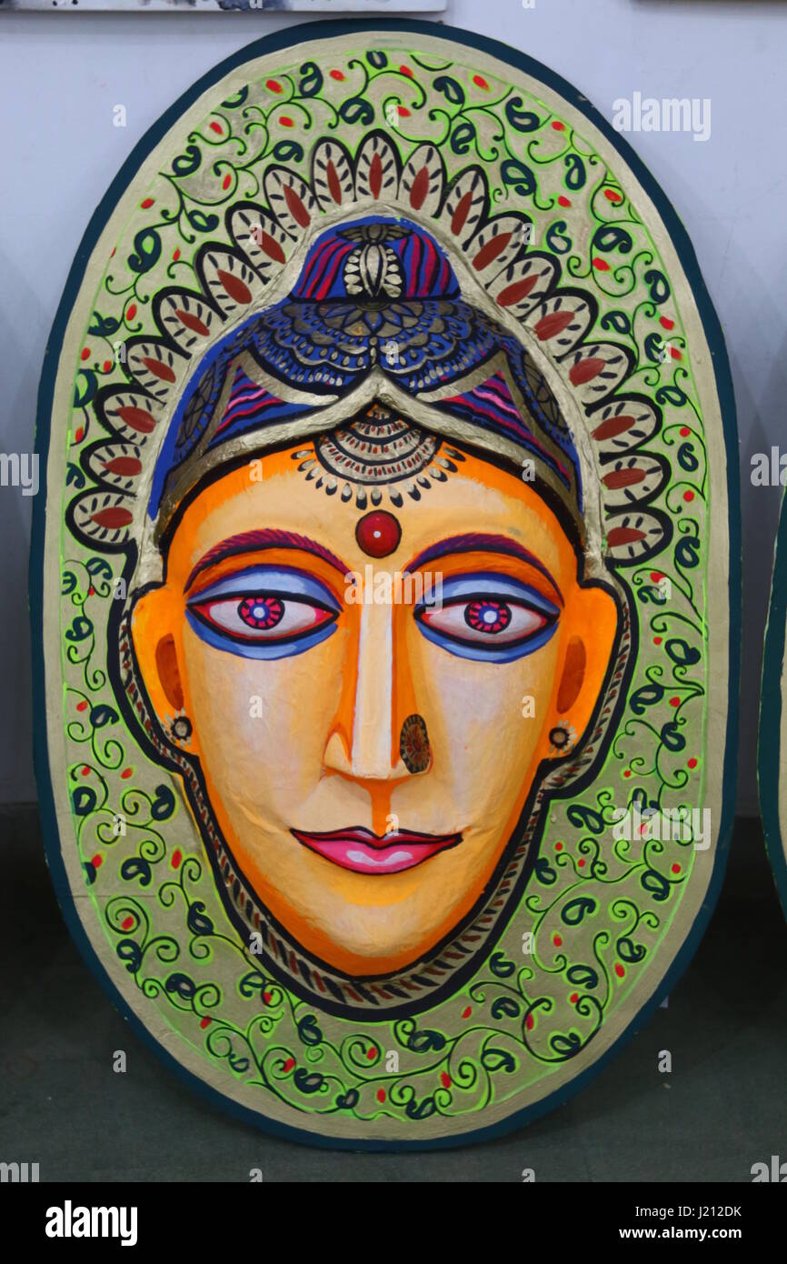 Bengali traditional Colorful masks Stock Photo - Alamy