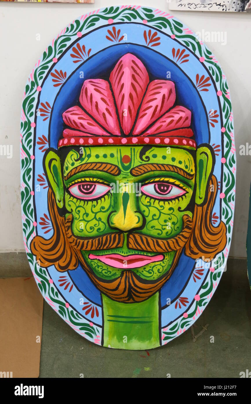 Bengali traditional Colorful masks Stock Photo - Alamy