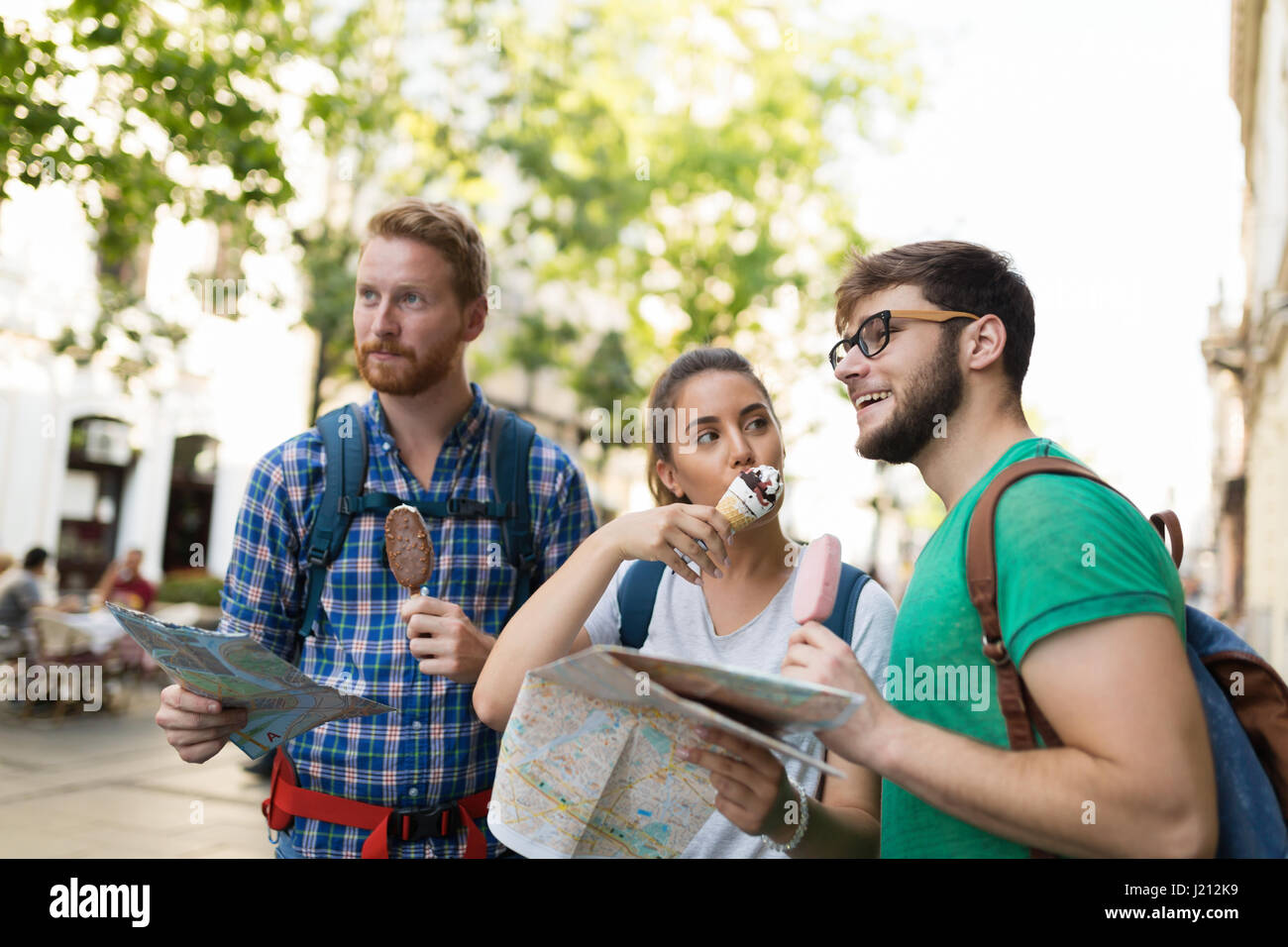 Happy street hi-res stock photography and images - Alamy