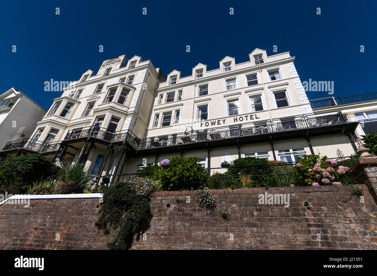 The Fowey Hotel in Fowey, Cornwall, Britain, was the inspiration for ...