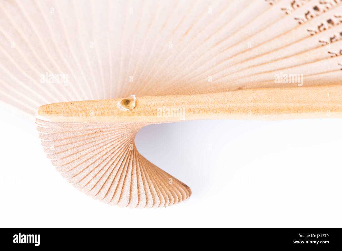 Wooden traditional japan fan Stock Photo - Alamy