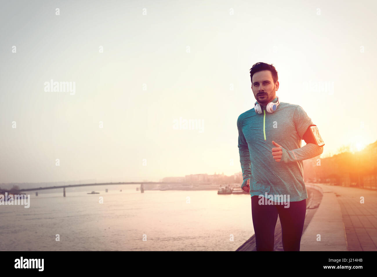 Handsome runner hi-res stock photography and images - Alamy