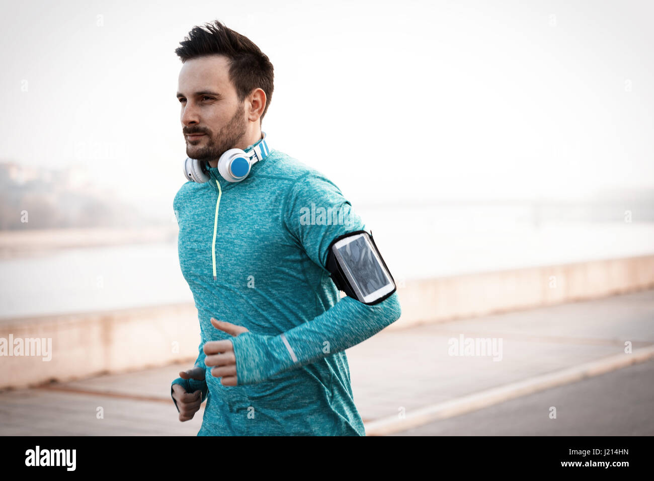 Handsome runner hi-res stock photography and images - Alamy