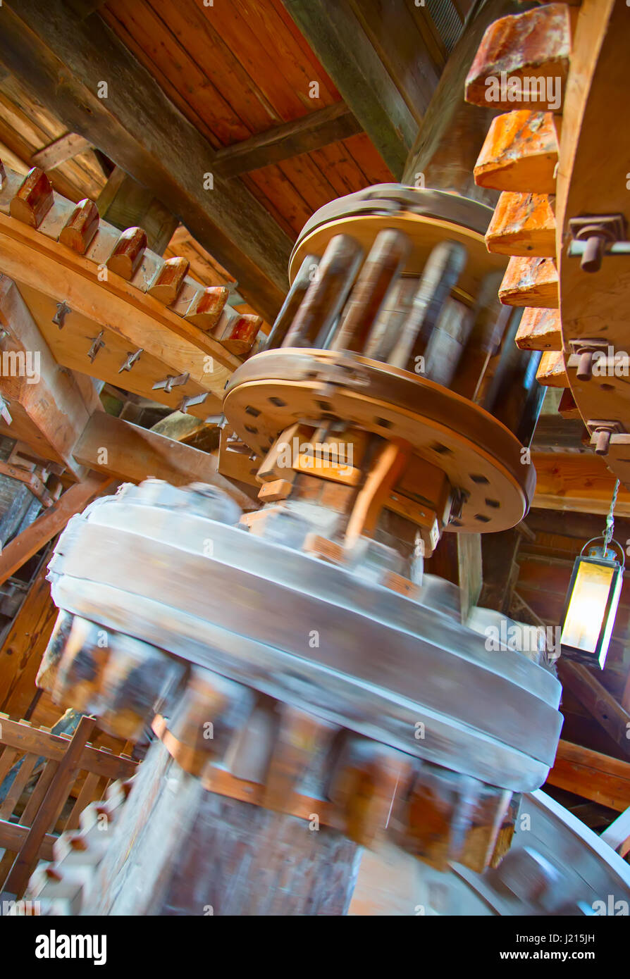 Windmill cogwheel hi-res stock photography and images - Alamy