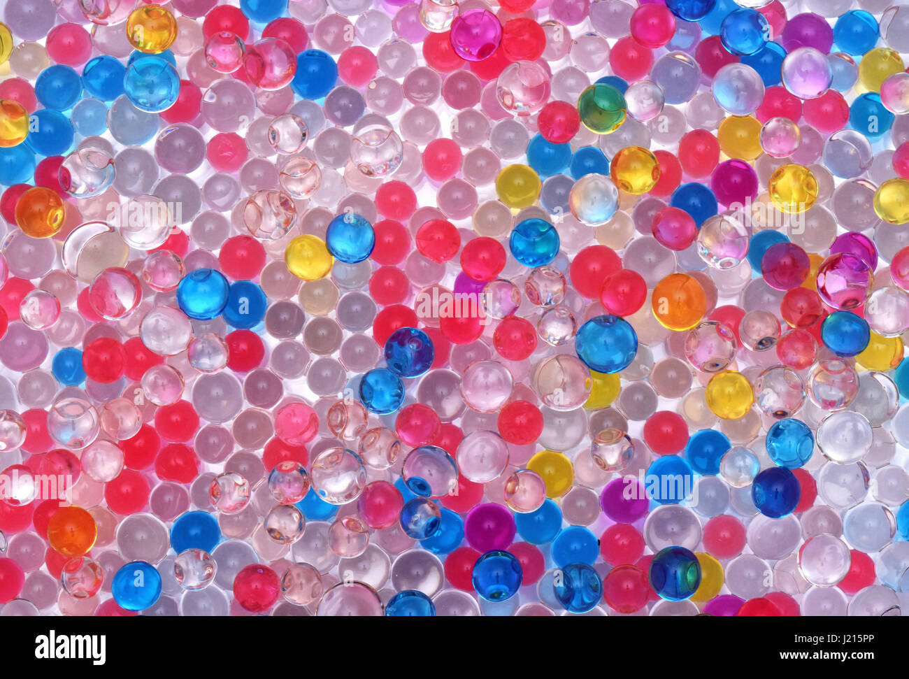 transparent colored water balls texture close up Stock Photo - Alamy