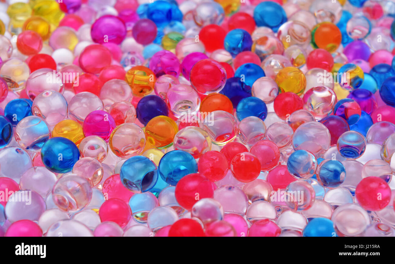 transparent colored jelly balls texture close up Stock Photo - Alamy