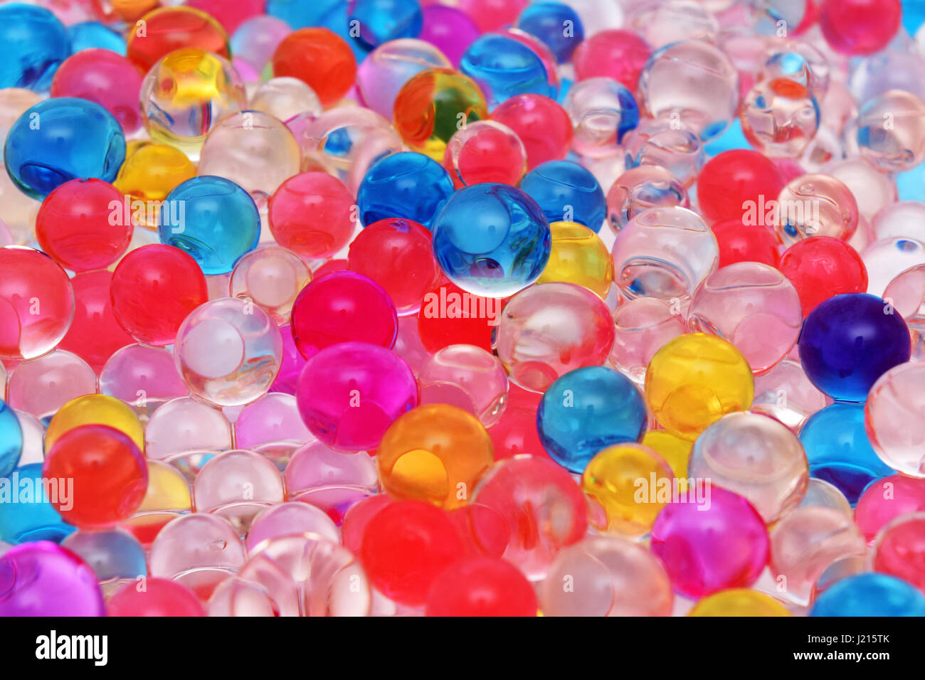 transparent colored jelly balls texture close up Stock Photo - Alamy