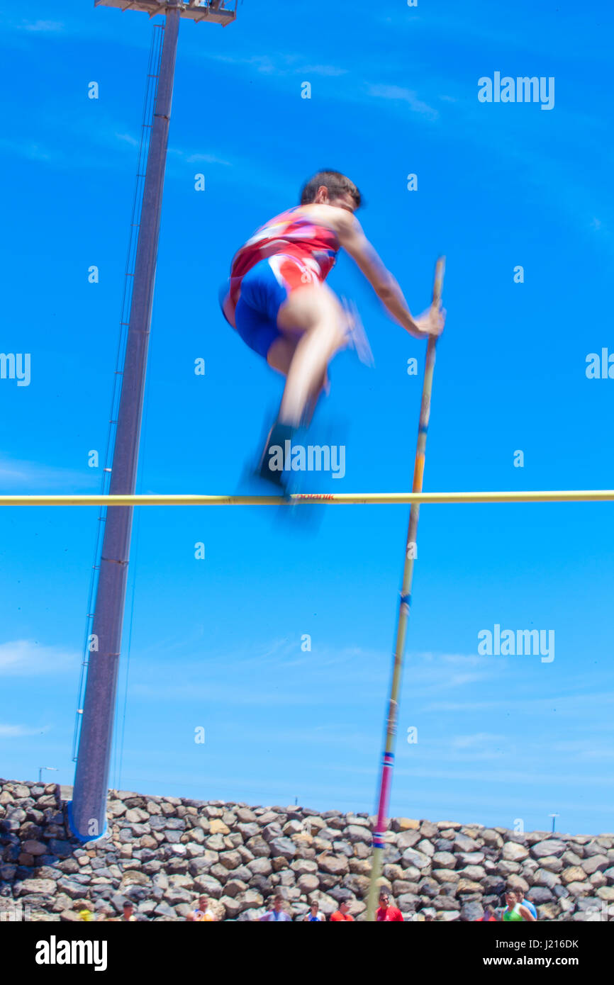 Championship pole vaulting hi-res stock photography and images - Alamy