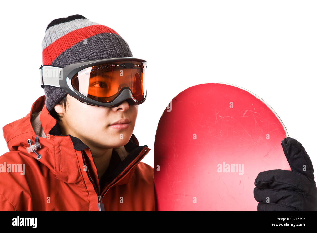 Asian male snowboarder hi-res stock photography and images - Alamy