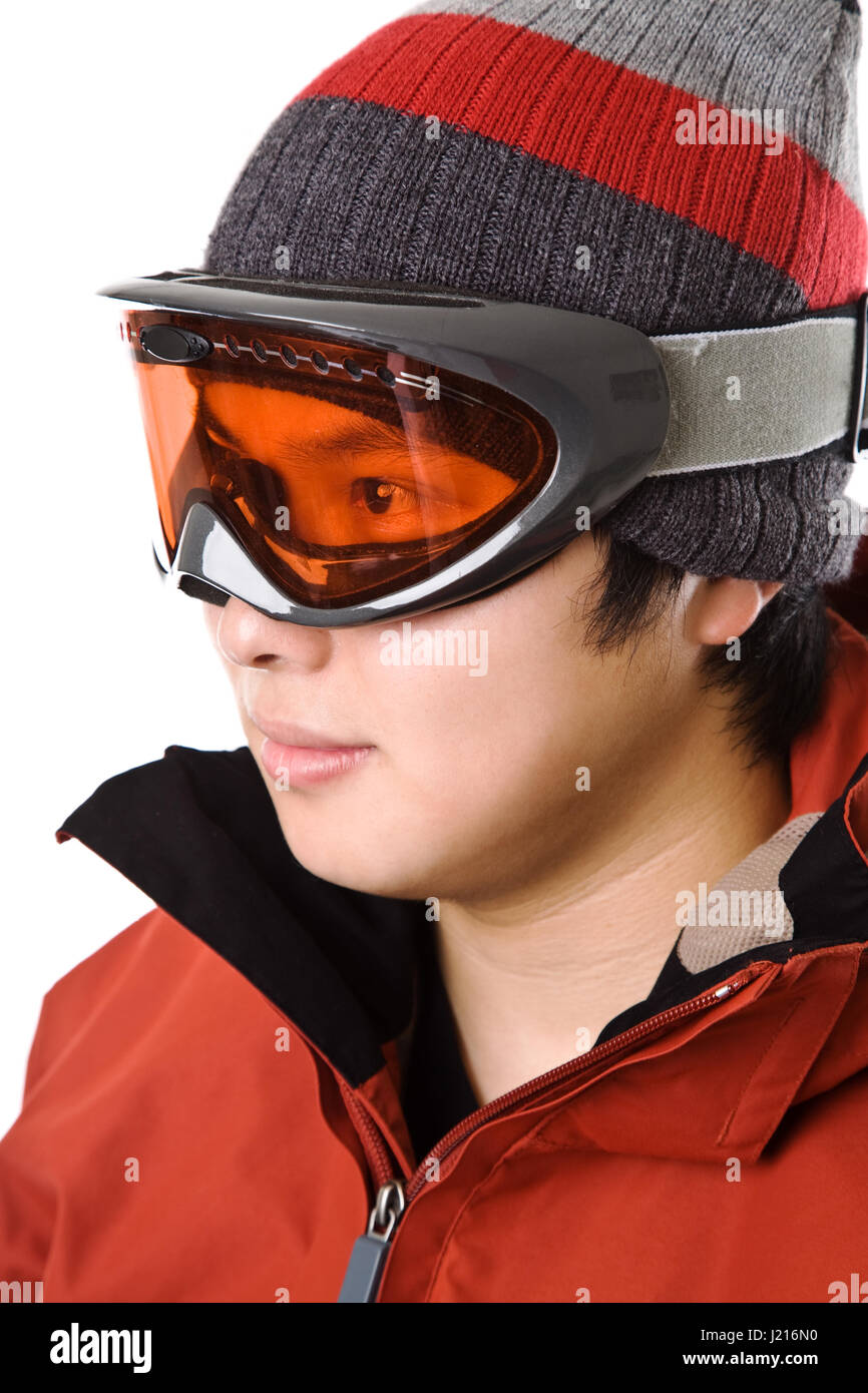 Asian male snowboarder hi-res stock photography and images - Alamy