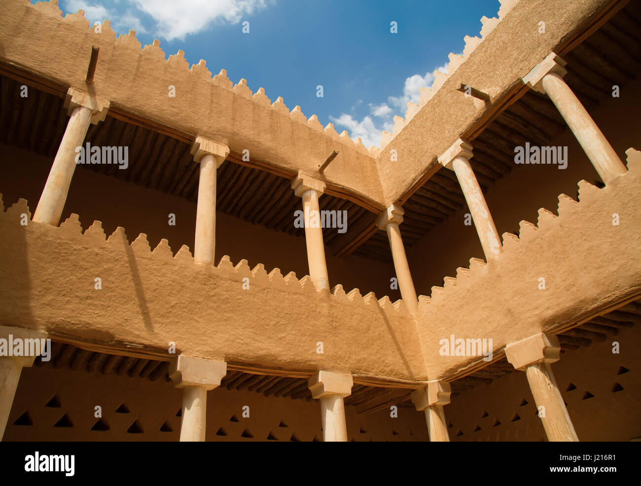 Streets of the old city Diriyah near Ar Riyadh, Kingdom of Saudi Arabia ...