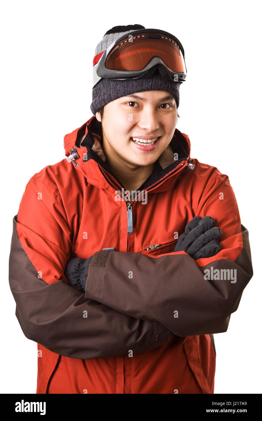Asian male snowboarder hi-res stock photography and images - Alamy