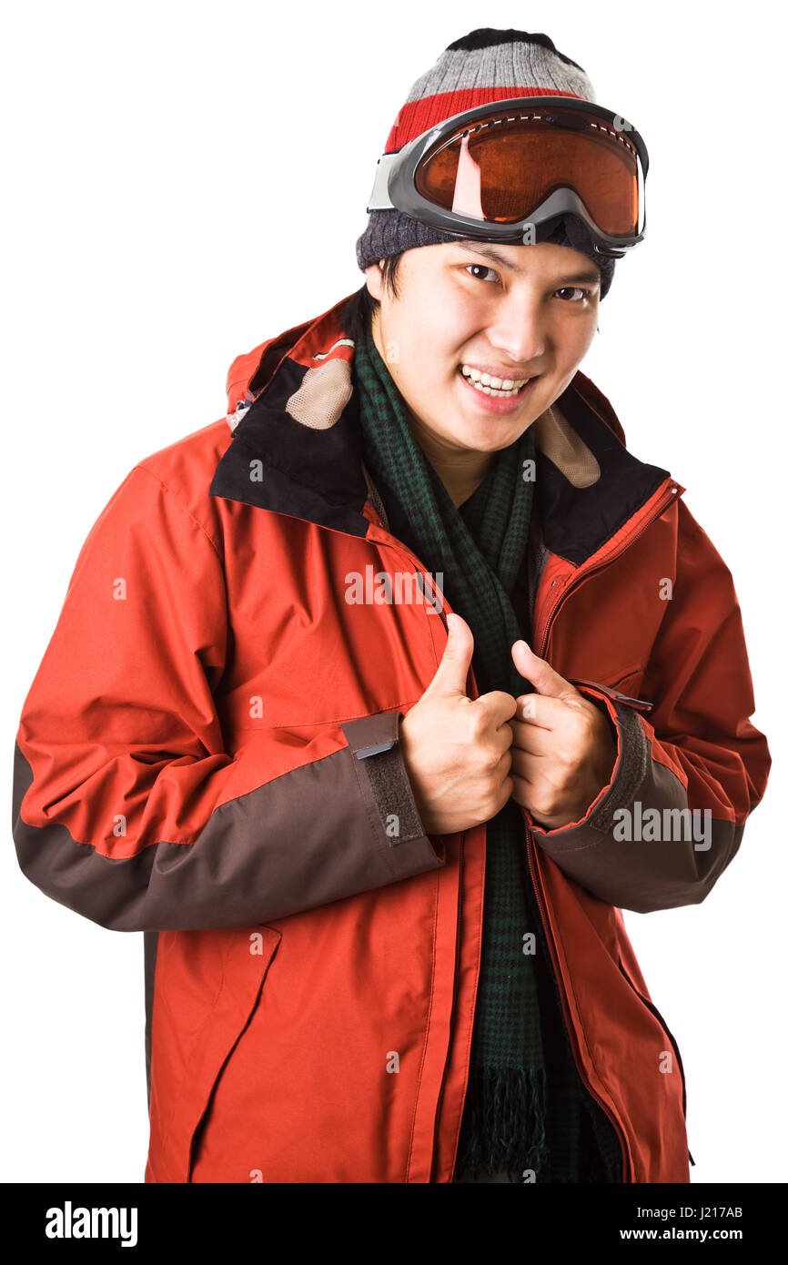 Asian male snowboarder hi-res stock photography and images - Alamy