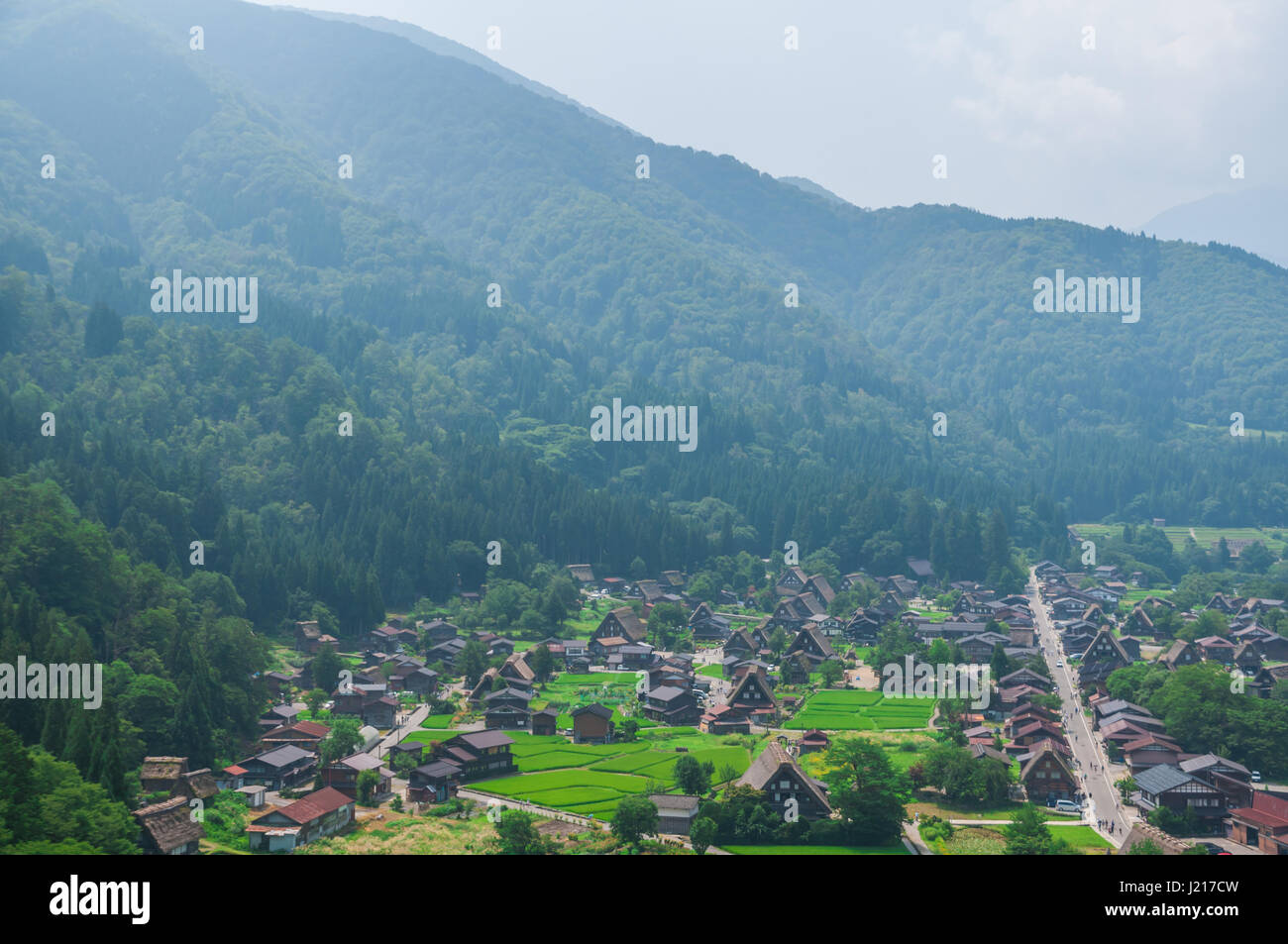 Japanese village scene hi-res stock photography and images - Alamy