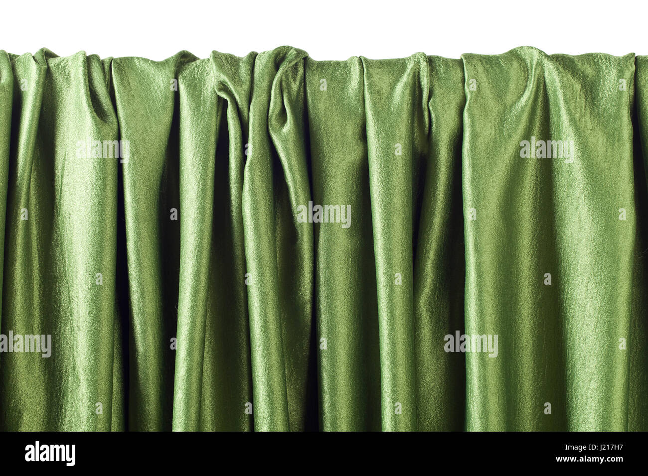 Smooth elegant green satin or silk .Cloth texture can use as background ...