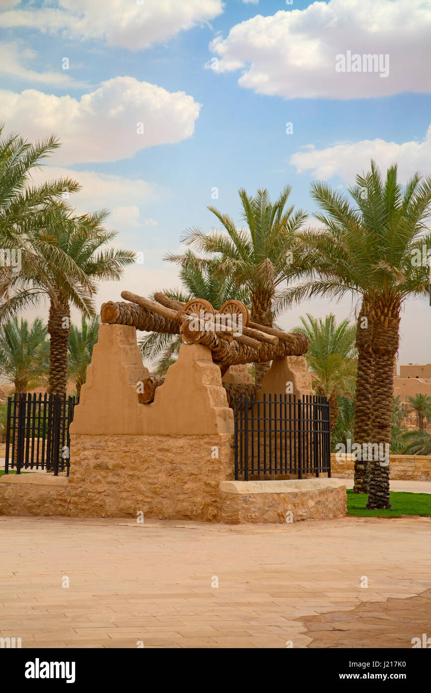 Streets of the old city Diriyah near Ar Riyadh, Kingdom of Saudi Arabia ...