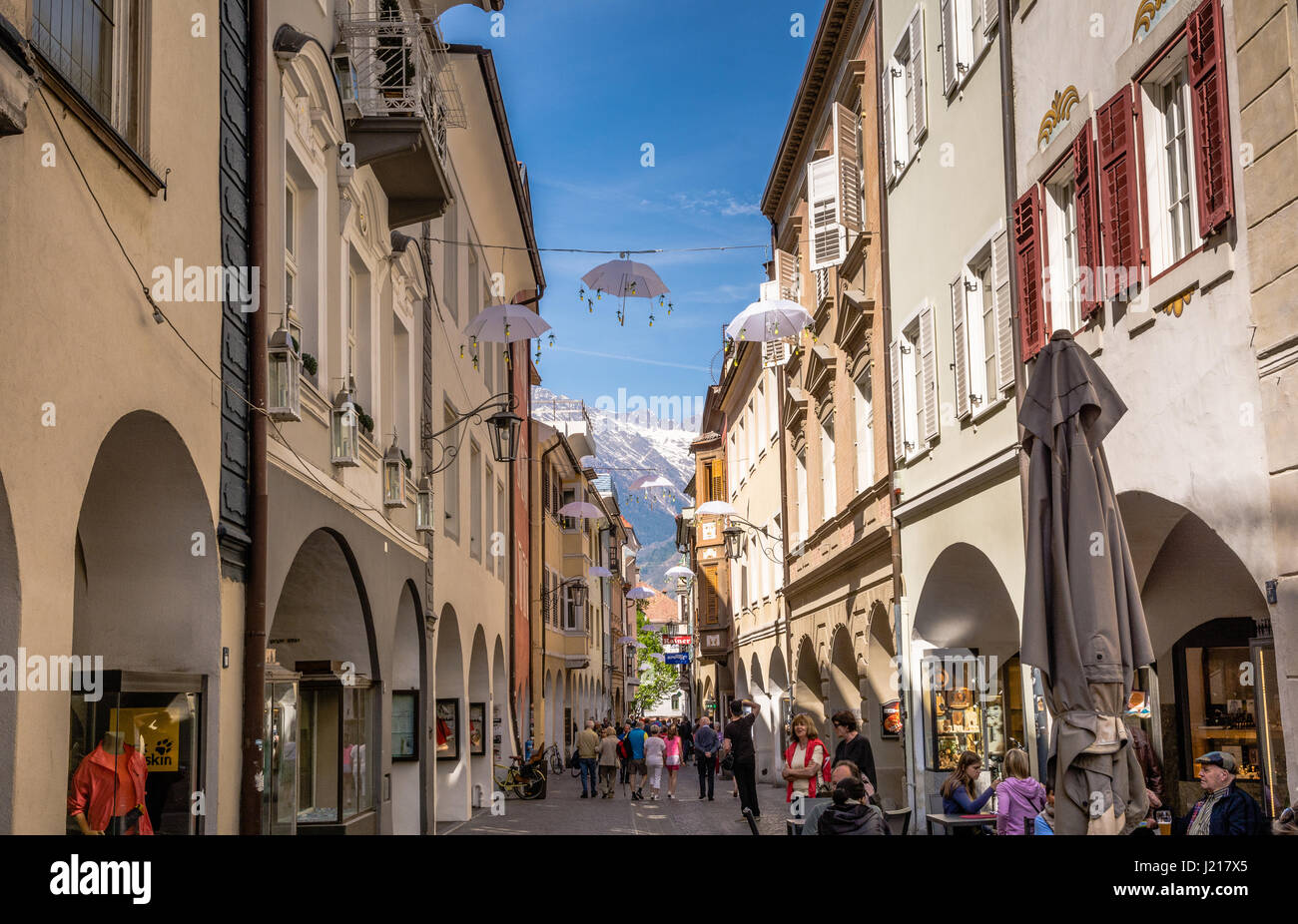 Merano in South Tyrol, a beautiful city of Trentino Alto Adige: the ...