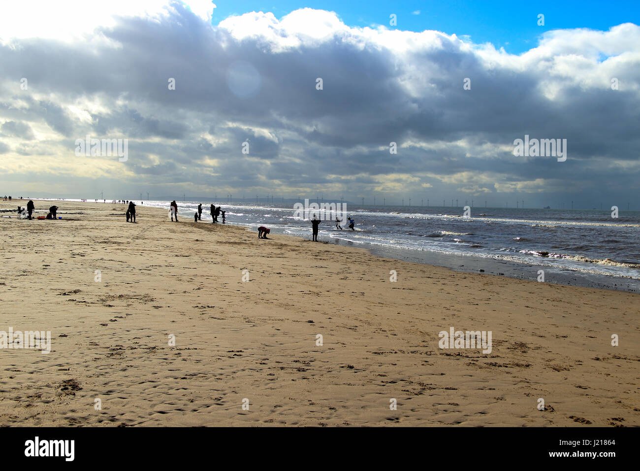 Formby Point, Sefton Coast, Merseyside, Northwest England, UK Stock ...