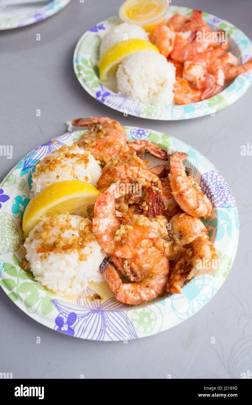 Shrimp truck hawaii hi-res stock photography and images - Alamy