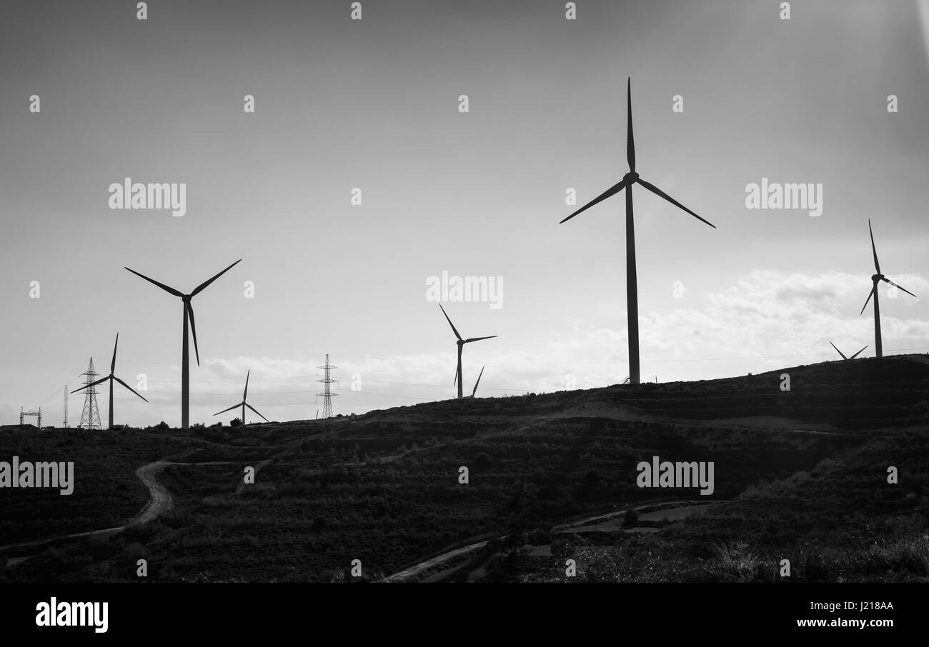 Wind Turbine for alternative energy . Eco power concept Stock Photo - Alamy