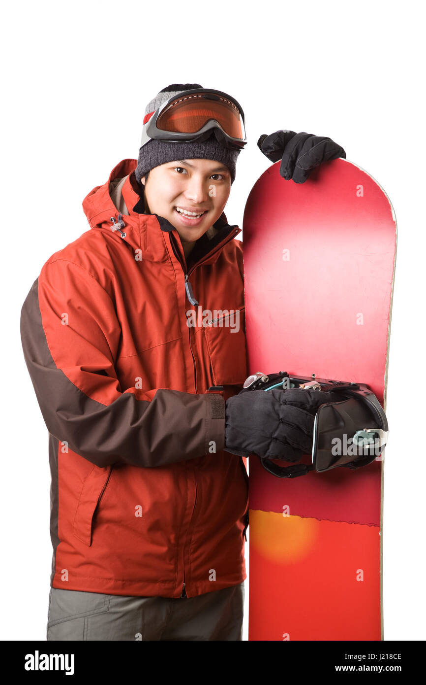 Asian male snowboarder hi-res stock photography and images - Alamy