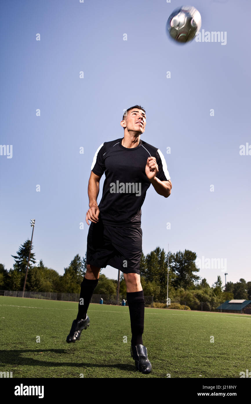Player Heading For Goal High Resolution Stock Photography and Images ...