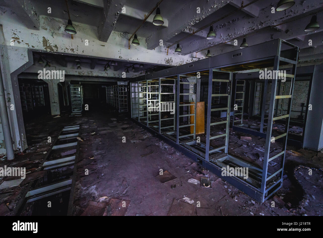 Main communication centre building of Soviet Duga radar system in ...