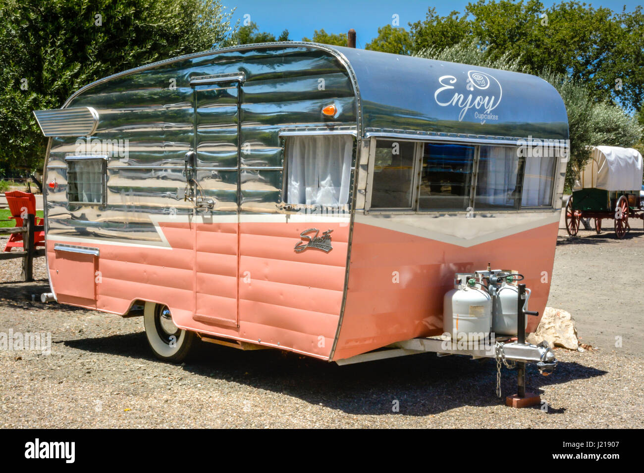 Stock Photography Vintage Camper