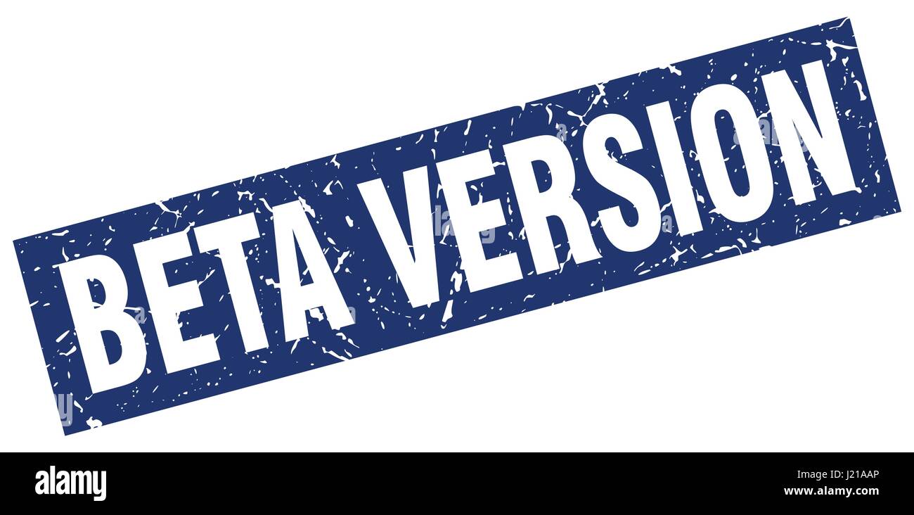 Beta version rubber stamp hi-res stock photography and images - Alamy