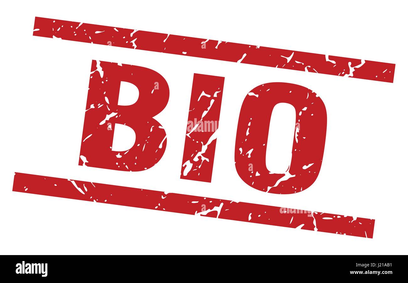 Bio red vintage seal isolated Stock Vector Images - Alamy