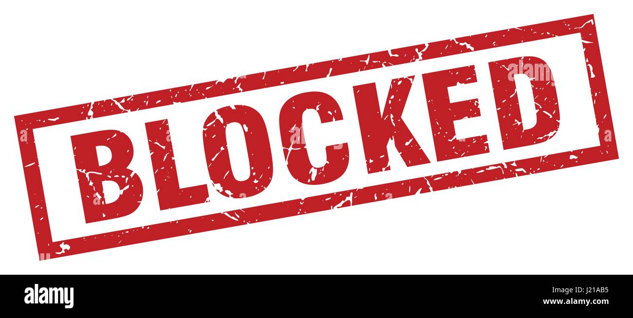 square grunge red blocked stamp Stock Vector Image & Art - Alamy