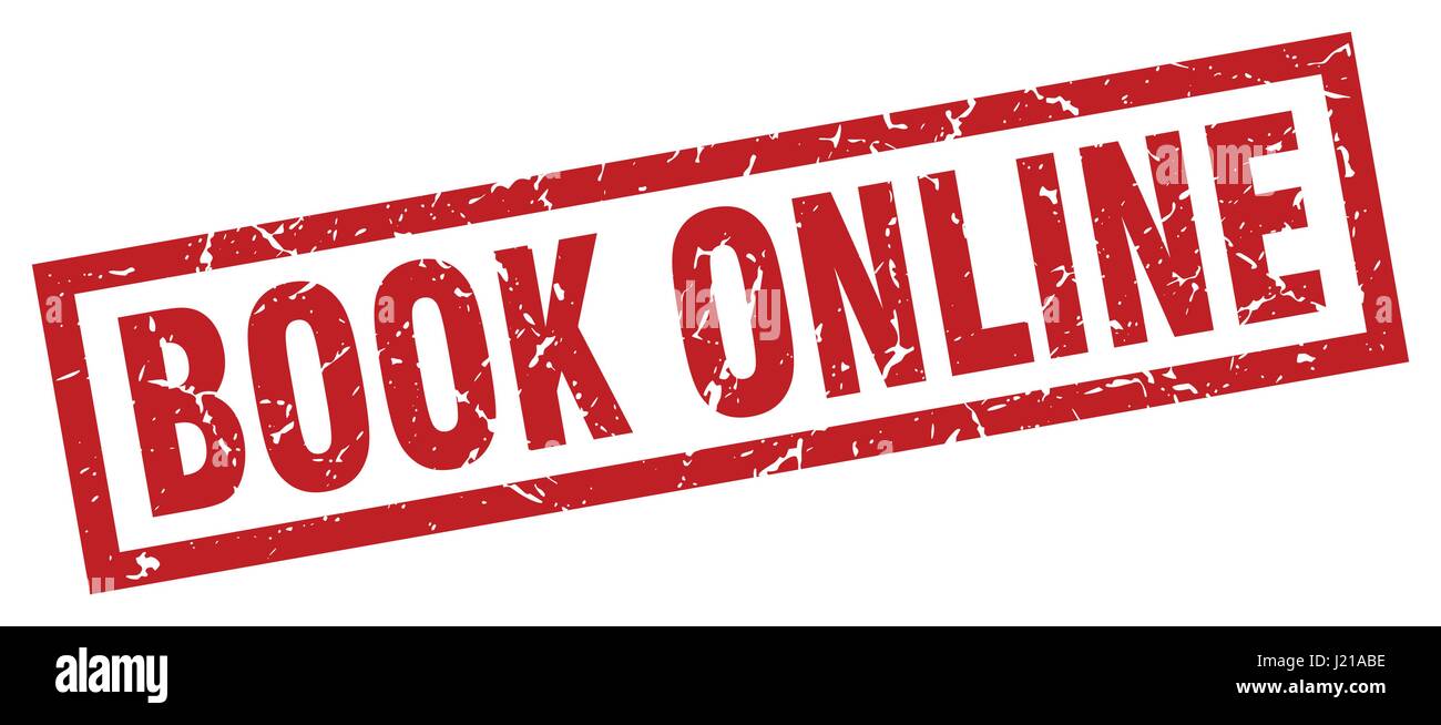 square grunge red book online stamp Stock Vector Image & Art - Alamy