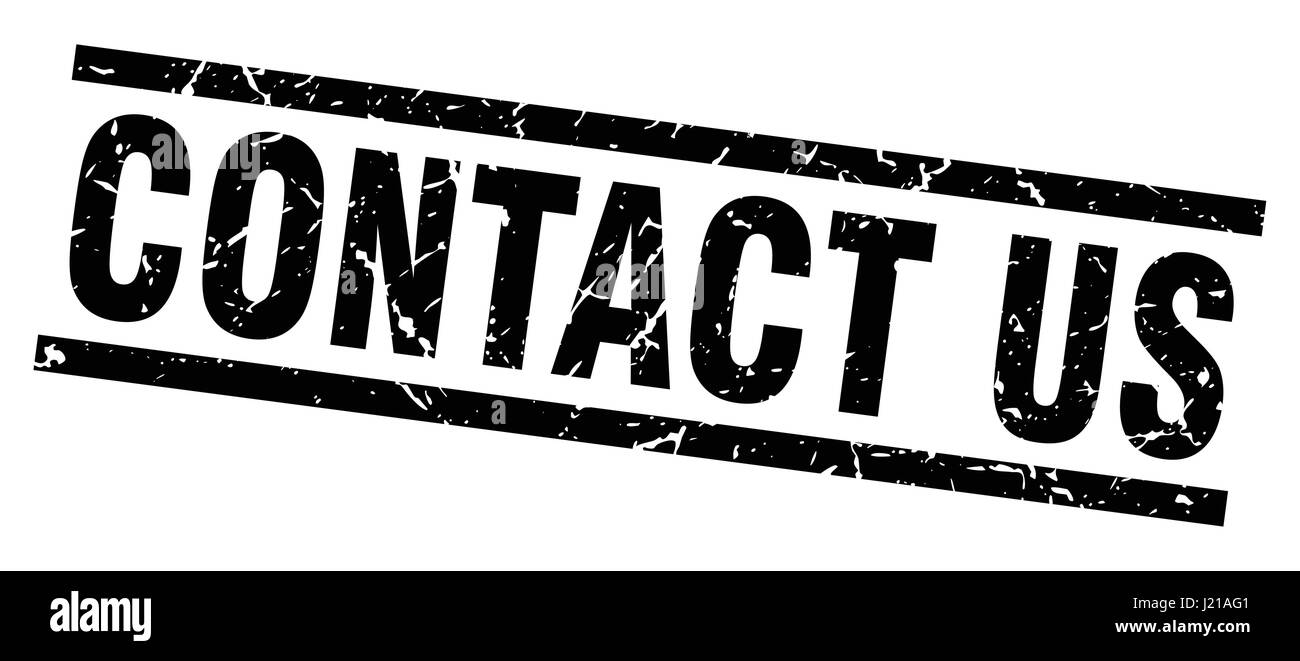 Contact us sticker square hi-res stock photography and images - Alamy