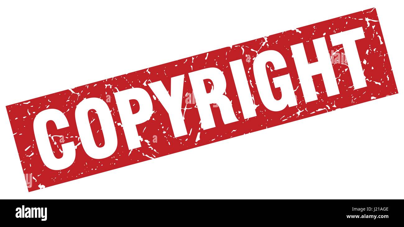 square grunge red copyright stamp Stock Vector Image & Art - Alamy